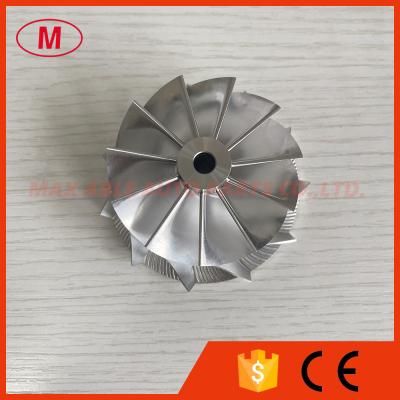 China T04B 58.40/69.96mm 11+0 blades High performance turbo aluminum 2618/milling/billet compressor wheel for racing for sale