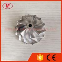China TD07S forward 53.91/78.00mm 7+7 blades high performance turbo milling /aluminum 2618/billet compressor wheel for sale