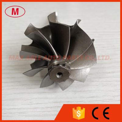 China K24 9 blades 52.7/57mm  journal bearing turbo turbine wheel/turbine shaft wheel for sale