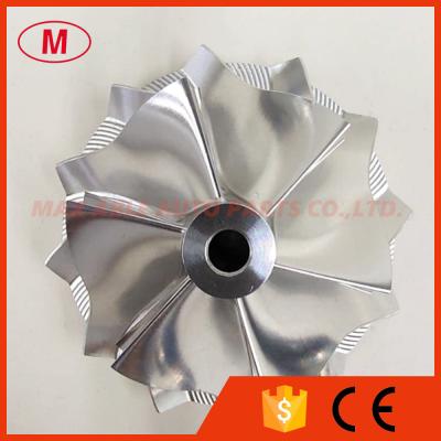 China K04 40.50/53.00mm 6+6 blades performance aluminum 2618/milling/billet compressor wheel for sale