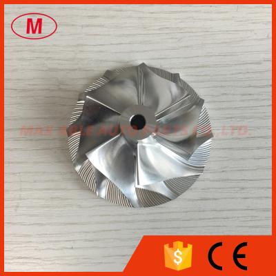 China CT26 17291-17040 45.90/64.89mm 6+6 blades Turbo aluminum 2618/milling/billet compressor wheel for 17201-17040 for sale