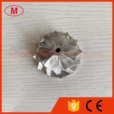 China TF035 42.24/56.02mm 6+6 blades high performance turbo milling/aluminum 2618/billet compressor wheel for BMW 49135-05671 for sale