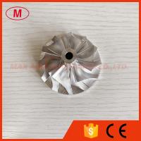China HT18 14411-62T00 43.80/63.00mm 6+6 blades Turbocharger milling/aluminum 2618/billet compressor wheel for sale
