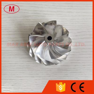 China G25-660 1380-1 54.28/67.40mm 7+7Blades LEP style turbo aluminum 2618/Milling/billet compressor wheel for 858161-5003S for sale