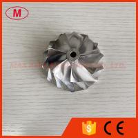 China GTX3576 58.26/76.45mm 7+7 blades Turbocharger Milling/aluminum 2618/billet compressor wheel for sale