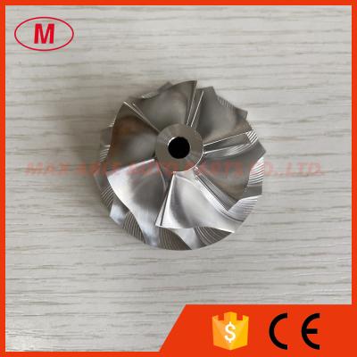 China GT15-25 433256-0003 37.91/49.00mm 6+6 blades turbo milling/aluminum 2618/billet compressor wheel for 466501/471189/70091 for sale