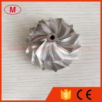 China GT15-25 53.20/70.98mm 7+7 blades high performance aluminum 2618/milling/billet compressor wheel for sale
