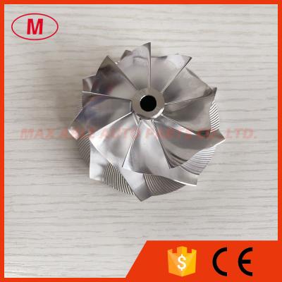 China TD05H 54.06/71.40mm 9+0 blades high performance aluminum 2618/milling/billet compressor wheel for sale