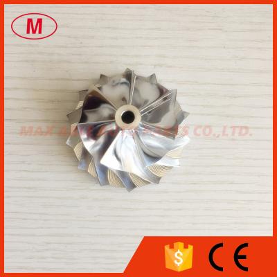 China GT15-25 40.10/52.19mm 7+7 blades 436131-0001 turbo milling/aluminum 2618/billet compressor wheel for sale