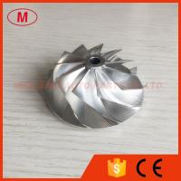 China GTX2860R 47.10/60.13mm 11+0 blades 813711-0003 high performance turbo milling/billet compressor wheel for sale