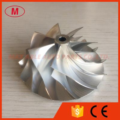 China GT3582 61.33/82.00mm 7+7 blades 451644-0005 Turbocharger aluminum 2618/milling/billet compressor wheel for racing for sale