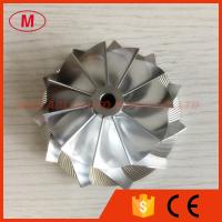 China TD05H 56.24/75.00mm 11+0 blades 49179-02712 turbo Turbocharger milling/aluminum 2618/billet compressor wheel for sale