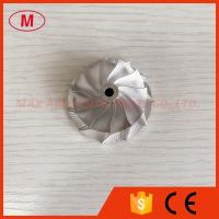 China K04 reverse 40.80/51.00mm 11+0 blades Point Milling Snake Curve turbo milling/aluminum 2618/billet compressor wheel for sale