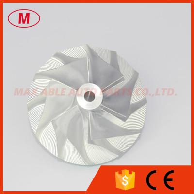 China T04E 48.56/74.99mm 6+6 blades 442293-0009 turbo billet/milling/aluminum 2024 compressor wheel for 452003-0001 for sale
