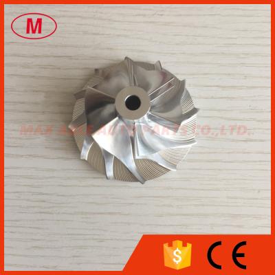 China GT15-25 702489-0009/6/2 34.62/49.00mm 6+6 blades turbo milling/aluminum 2618/billet compressor wheel for 717858/724930 for sale
