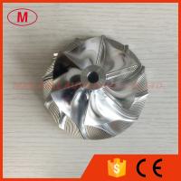 China TA51 441063-0012 65.59/90.96mm 6+6 blades turbo billet/milling/aluminum 2024 compressor wheel for 466592-0002/11/12/13 for sale