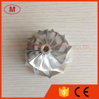 China RHF5HB 93844S 47.20/60.00mm 11+0 blades high performance Turbo milling/aluminum 2618/billet compressor wheel  for VF22 for sale