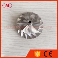 China K16 44.20/66.00mm 8+8 blades turbo milling/aluminum 2618/billet compressor wheel. for sale