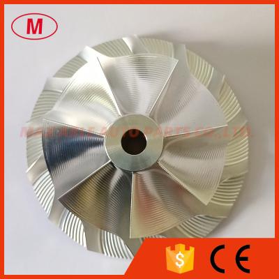 China RHG8V 68.26/92.01mm 7+7blades point milling aluminum 2618/billet compressor wheel for 1144004577 IHI VIGK 1610 GIGA for sale