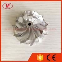 China GTX3582 reverse 9833-2 62.45/82.36mm 11+0 blades high performance turbo milling/aluminum 2618/billet compressor wheel for sale