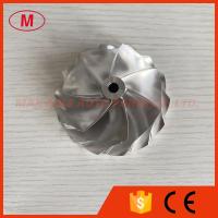 China GT30 reverse 7+7 blades 61.75/76.60mm LEP style Turbo milling/aluminum 2618/billet compressor wheel for sale