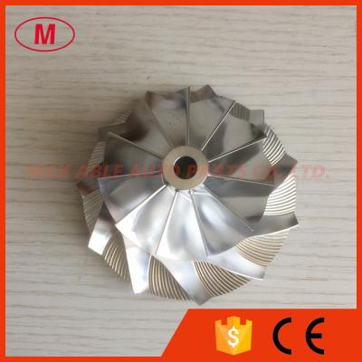 China HX35 53.91/78.00mm 11+0 blades 3599649/4035699 high performance turbocharger milling/billet compressor wheel for sale