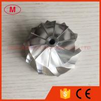 China GT28 49.70/67.40mm 10+0 blades racing turbocharger milling/aluminum 2618/billet compressor wheel for sale