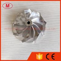 China TD04HL reverse 52.50/68.00mm 9+0 blades LEP Style high performance turbo milling/aluminum 2618/billet compressor wheel for sale