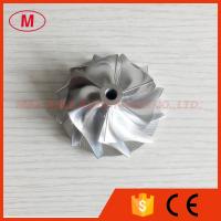China RHF5H 43.26/56.00mm 6+6blades High performance turbo milling/aluminum 2618/billet compressor wheel for VF38/VF40/VF54 for sale
