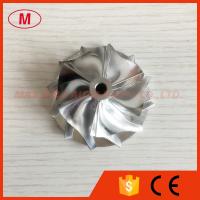 China RHF5 43.40/56.00mm 6+6 blades High performance turbo milling/aluminum 2618/billet compressor wheel for VF46/VF44/VF45 for sale
