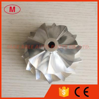 China S200-EFR 1276-123-2006 57.15/76.23mm 7+7 blades high performance Billet/milling compressor wheel for 179315/179390/1793 for sale