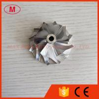 China RHF4H 37.50/52.51mm 6+6 blades VA80 Turbocharger milling/aluminum/billet compressor wheel for VM/Chrysler for sale