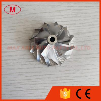 China RHF4H 37.50/52.51mm 6+6 blades VA80 Turbocharger milling/aluminum/billet compressor wheel for VM/Chrysler for sale