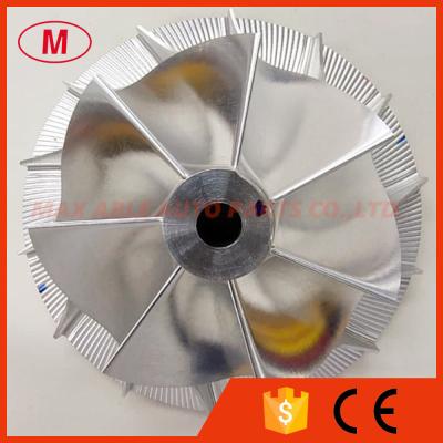 China K36 Forward 5336-123-2207 75.10/107.95mm 7+7 blades turbo turbocharger aluminum 2618/milling/billet compressor wheel for sale