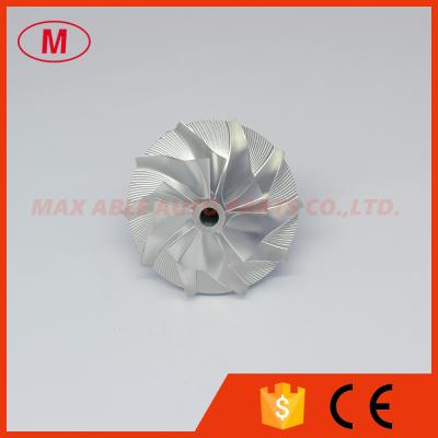 China CT26 39.00/62.00mm 5+5blades high performance Turbocharger Billet/milling/aluminum 2618 compressor wheel for 17201-46010 for sale