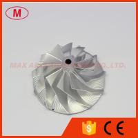 China CT26 17291-17040 Upgrade 49.20/71.00mm 11+0 blades Turbo milling/aluminum 2618/billet compressor wheel for 17201-17040 for sale