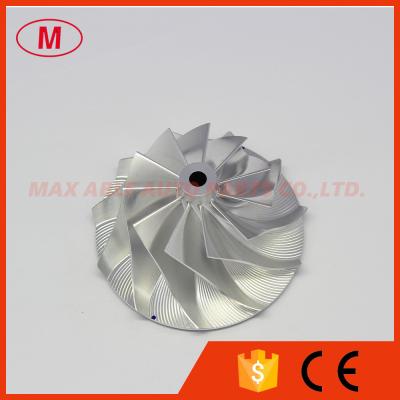 China CT26 17291-17040 Upgrade 49.20/71.00mm 11+0 blades Turbo milling/aluminum 2618/billet compressor wheel for 17201-17040 for sale