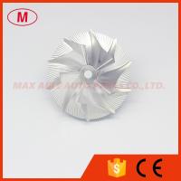 China CT26 41.70/64.89mm 5+5 blades Turbo Billet/milling/aluminum 2024 compressor wheel for 17201-74010 for sale