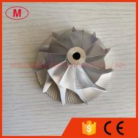 China GT30 forward 51.25/76.20mm 11+0 blades point milling Turbocharger aluminum 2618/milling/billet compressor wheel for sale