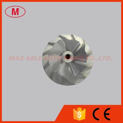 China KP39 33.59/46.00mm 6+6 blades turbo Billet/milling/aluminum 2024 compressor wheel for 5439-970-0020/0006/0007/0008 for sale
