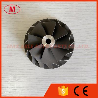 China HX40 60x83mm 7+7 blades turbocharger casting compressor wheel for sale