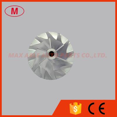 China RHF4H 29.80/46.50mm 6+6 blades turbo Billet/milling/Aluminum 2024 compressor wheel for 8-98089-5566 for sale