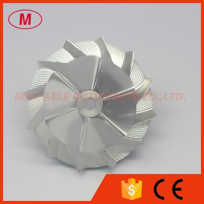 China S200 314590 54.81/76.20mm 6+6 blades Turbo Billet/milling/aluminum 2024 compressor wheel for 314196/315355/315567/31598 for sale