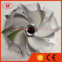 China S400 63.55/101.40mm 5+5 blades Point Milling, Performance Design, Dodecagon Nut Turbo billet compressor wheel for sale