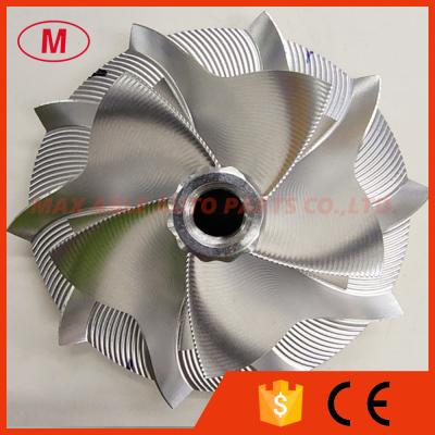 China S400 63.55/101.40mm 5+5 blades Point Milling, Performance Design, Dodecagon Nut Turbo billet compressor wheel for sale