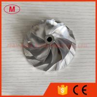 China GT28 reverse 54.28/76.13mm 7+7 Blades LEP Style turbo aluminum 2618/Milling/billet compressor wheel for sale