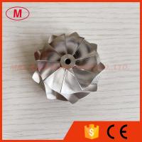 China GT12 46.02/58.00mm 9+0 blades high performance turbo milling/aluminum 2618/billet compressor wheel for sale