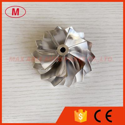China B03G reverse 54.87/70.98mm 7+7 blades high performance turbocharger milling/aluminum 2618/billet compressor wheel for sale