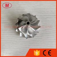 China RHF55 48.62/65.00mm 6+6 blades high performance Turbocharger milling/aluminum 2618/billet compressor wheel for sale