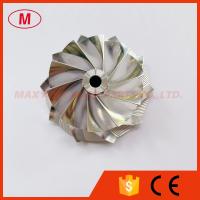 China RHF5 43.40/56.00mm 10+0blades turbo milling/aluminum 2618/billet compressor wheel for sale